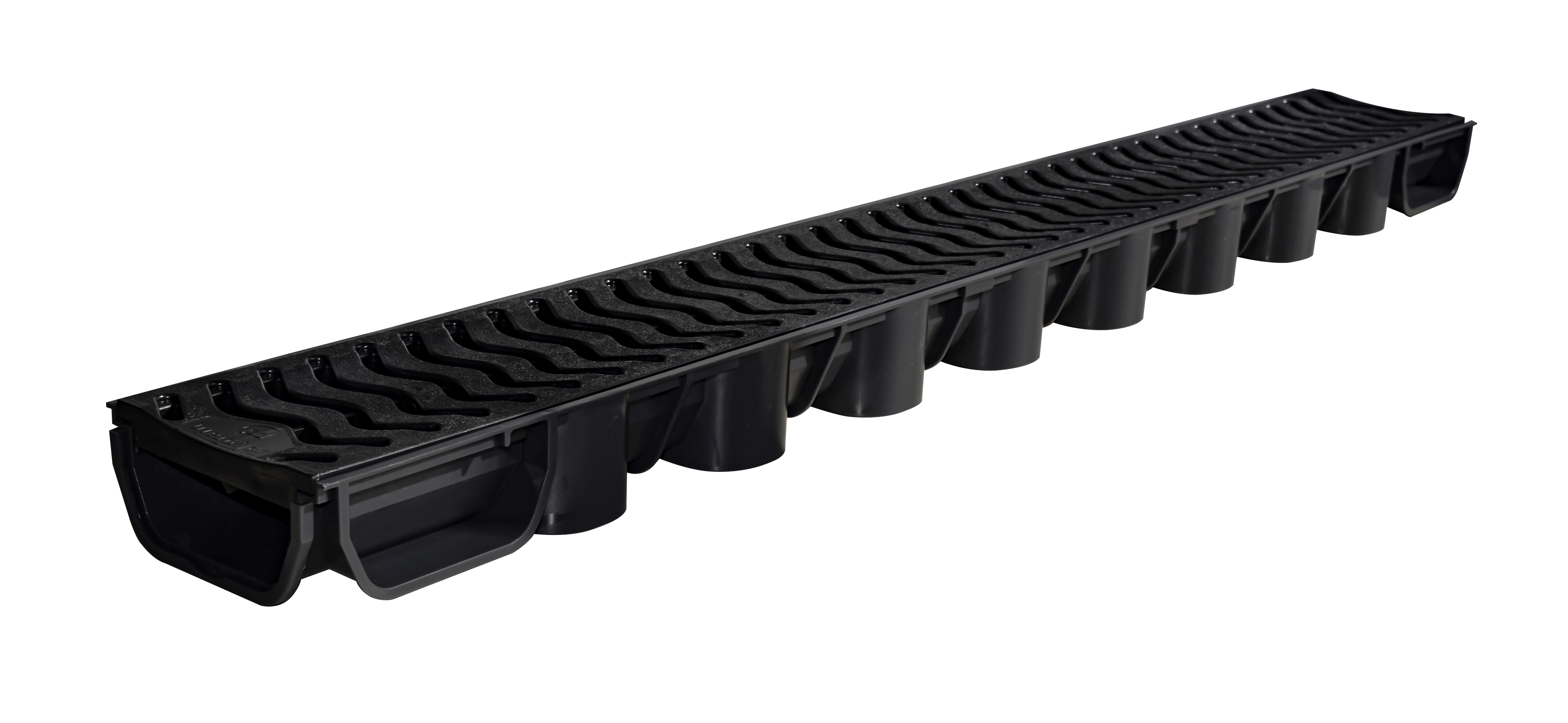 Polydrain Low Flow Channel x 1m Plastic Grate | Plastics Express